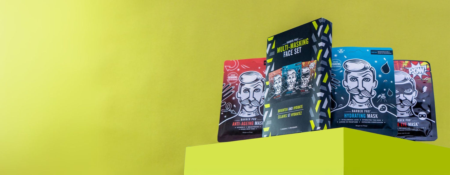 BARBER PRO | The World's First Sheet Mask Range for Men